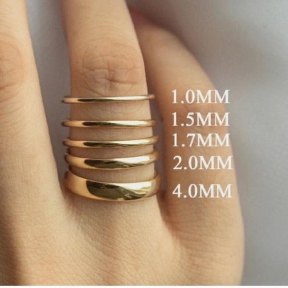 Titanium | Accessories | Titanium Satin 4mm Wide Basic Black Band Ring ...